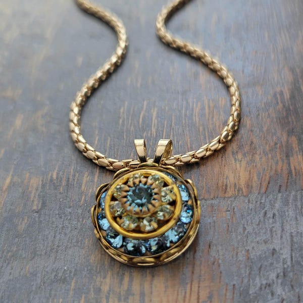 Aqua Blue Bridal Necklace - Etsy