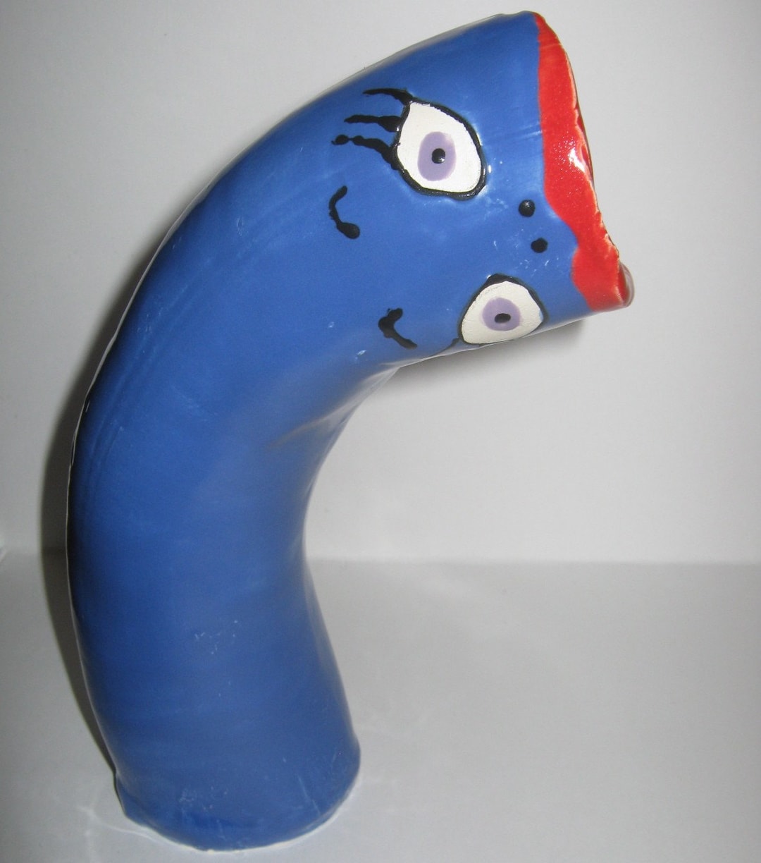Funny Face Vase - Blue - Etsy