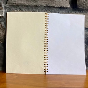 Upcycled Artistic Drawing Book, Handmade Sketchbook Made From Recycled ...