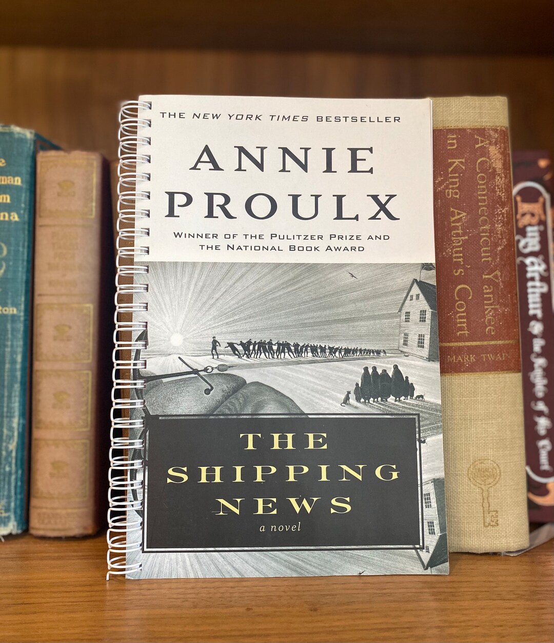 Upcycled Handmade Notebook, Artistic Book Turned Spiral Notebook for ...