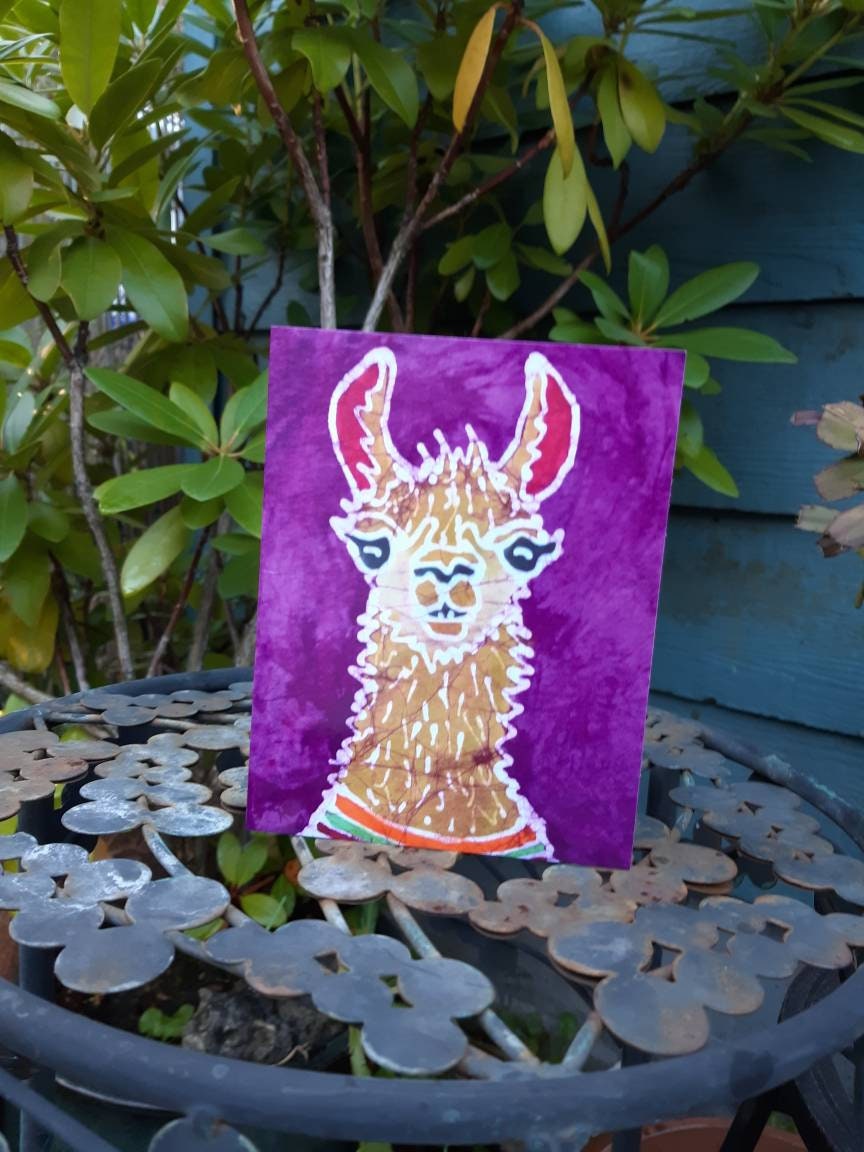 Llama Note Card Llama Card Llama Llama Gift Mama Llama | Etsy