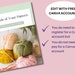 Crochet Pattern Template, Editable Canva Design Tools to Customize Your ...