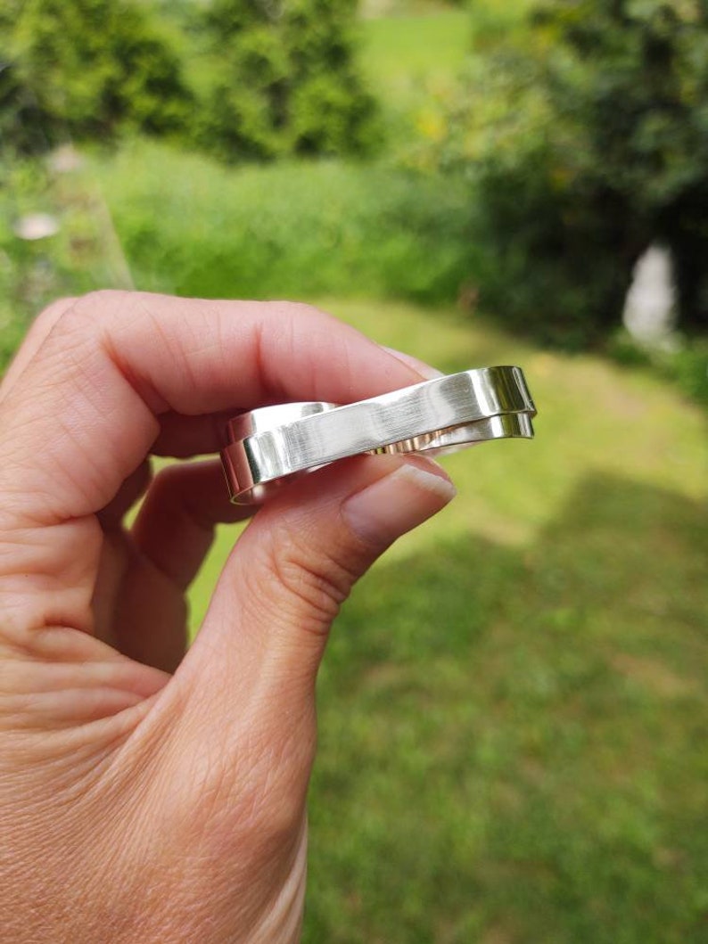 Sterling Silver Two Finger Ring - Etsy