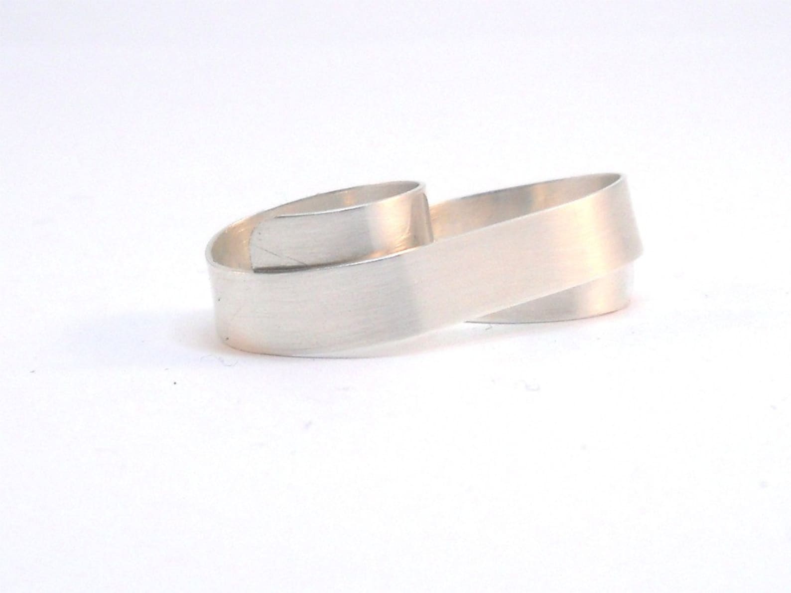 Sterling Silver Two Finger Ring - Etsy