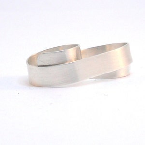Sterling Silver Two Finger Ring - Etsy
