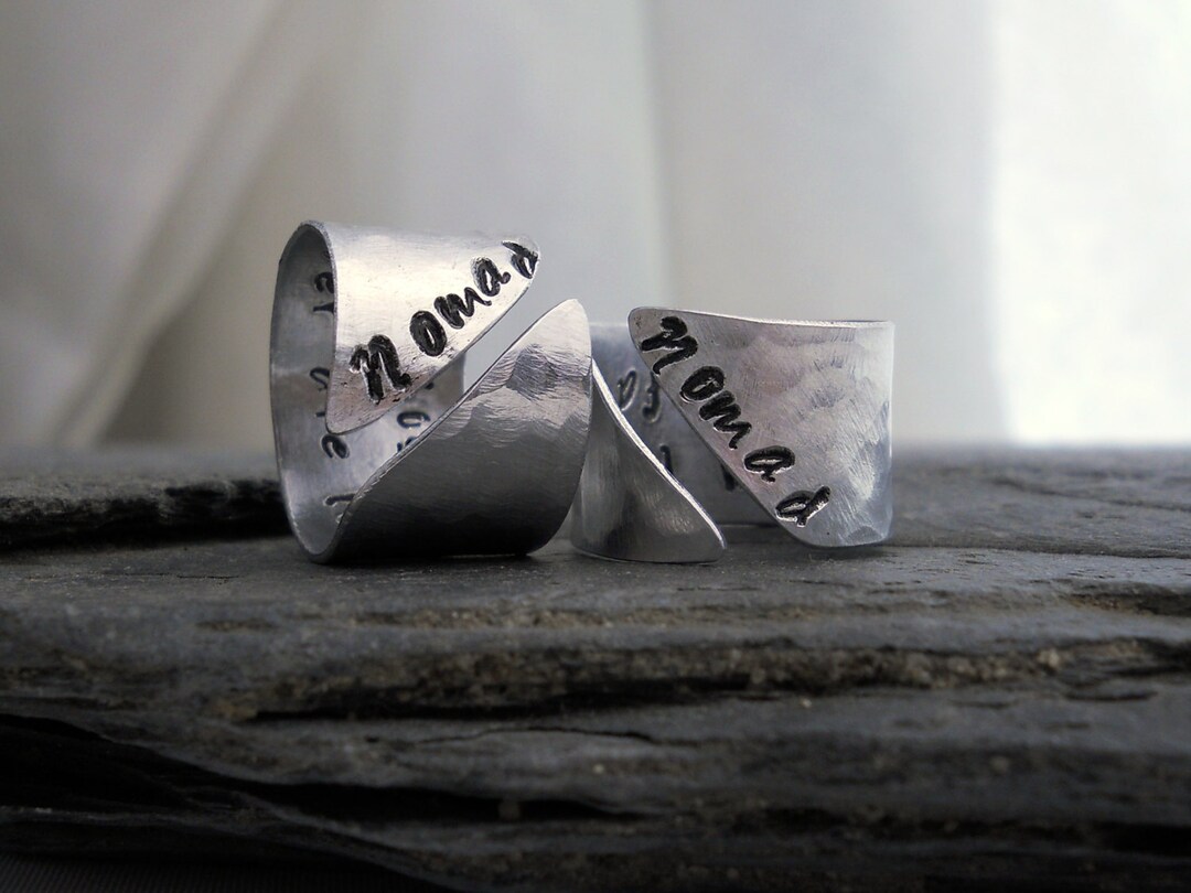 Not All Who Wander Are Lost, Secret Message Ring, Inspirational Quote ...