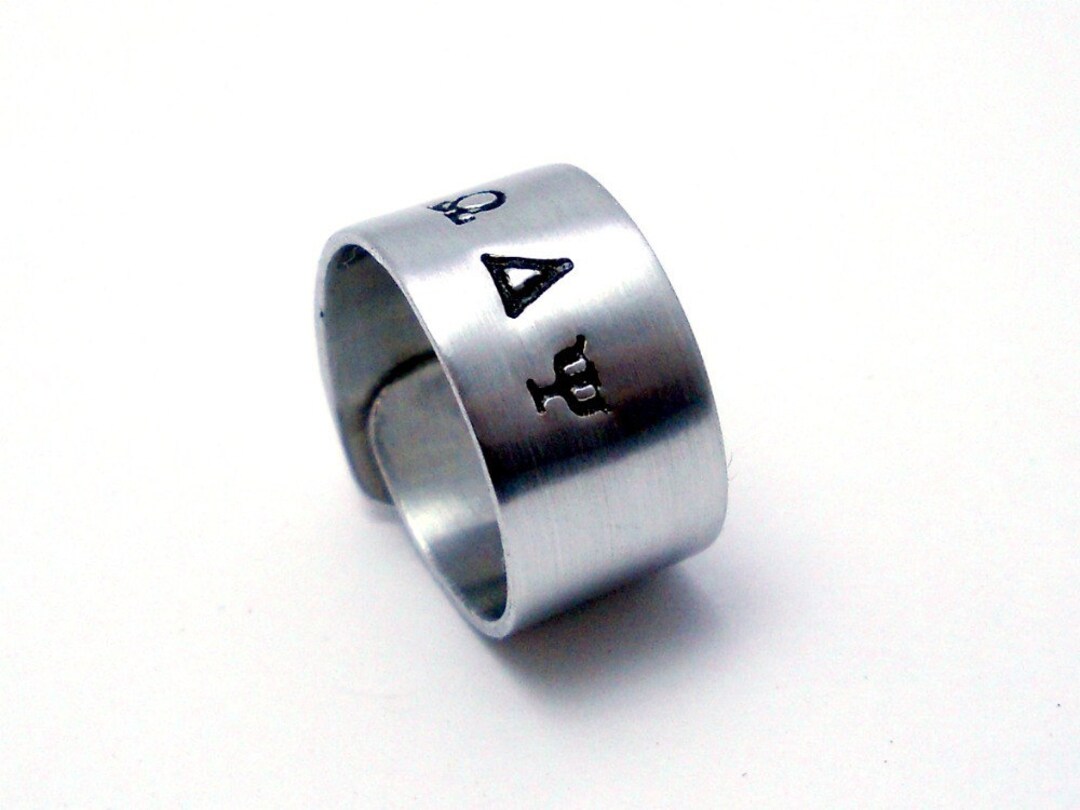 Custom Greek Silver Ring - Sorority / Fraternity Jewelry - Etsy