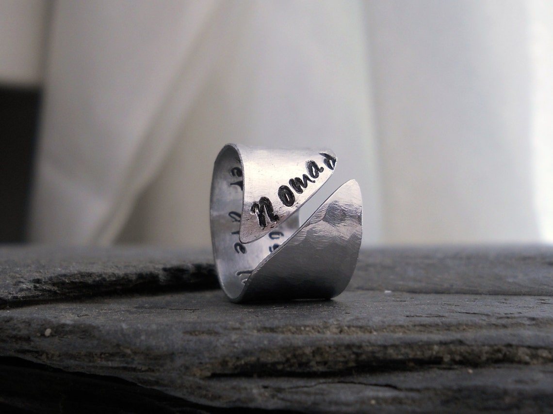 Not All Who Wander Are Lost Secret Message Ring | Etsy