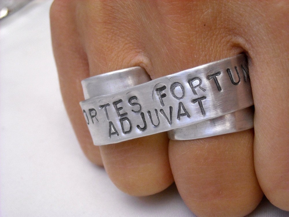 Custom Two Finger Ring Tattoo Style Knuckle Ring for HIM - Etsy