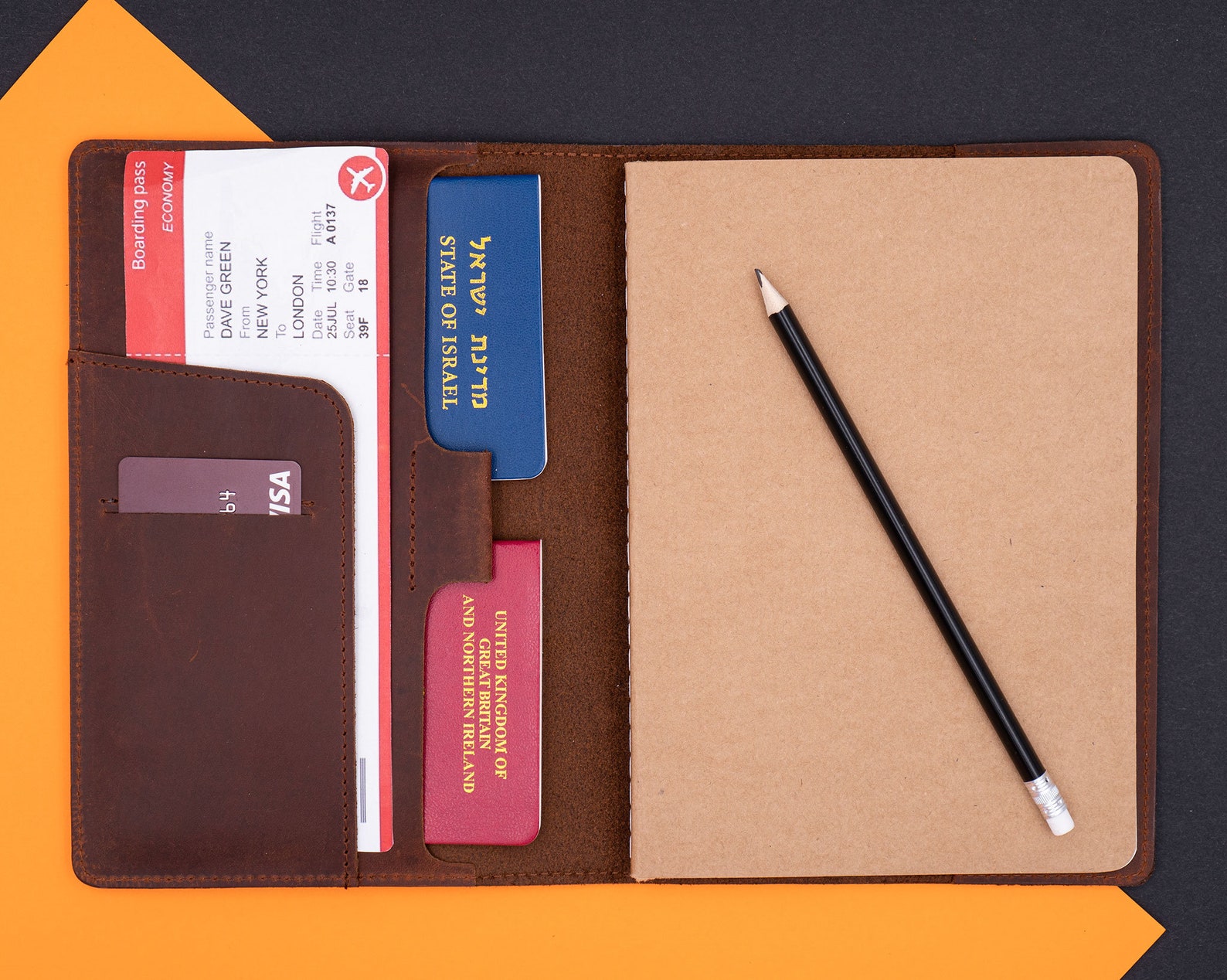 Personalised Unique Leahter Notebook Journal Cover, Leather Journal ...