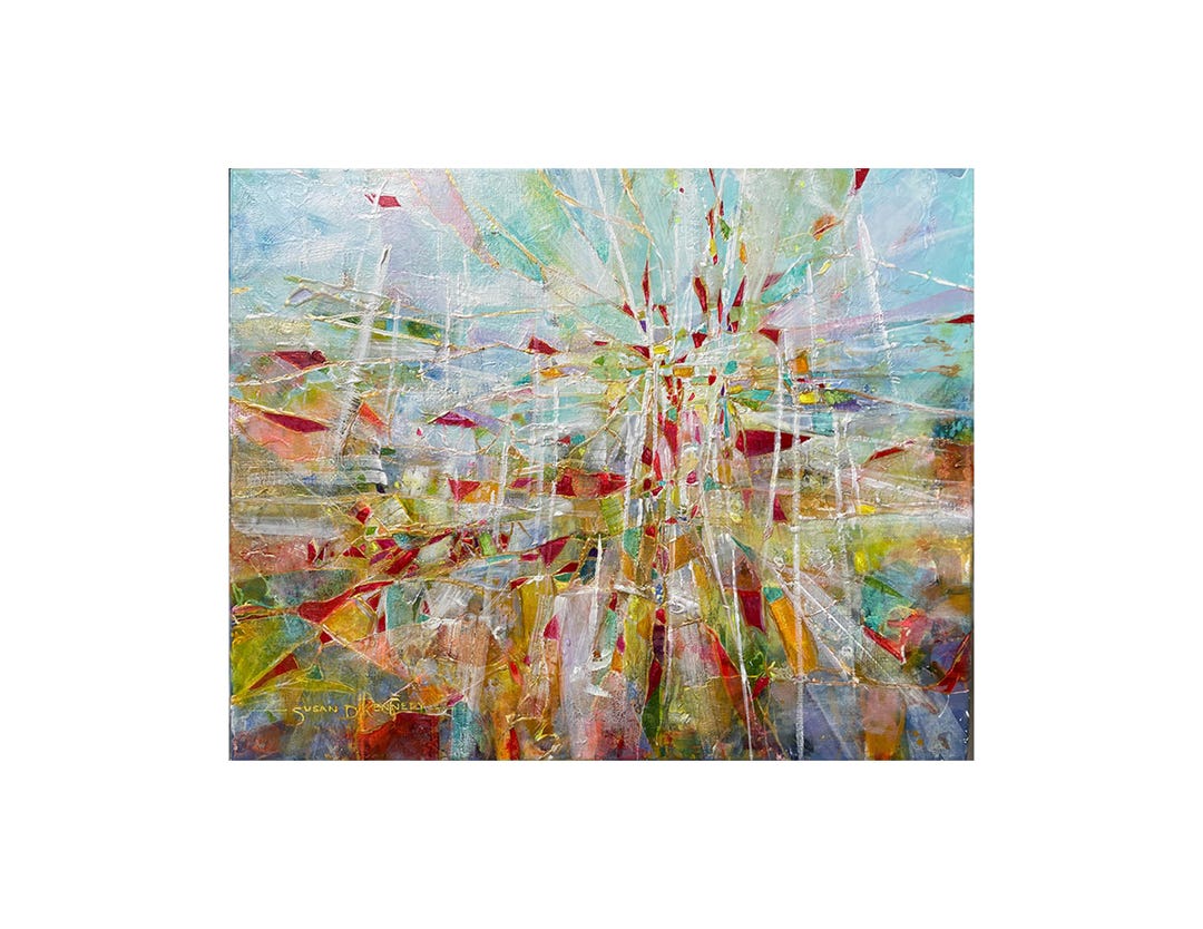 The Redemption of All Things, Unframed Original Abstract Painting on ...