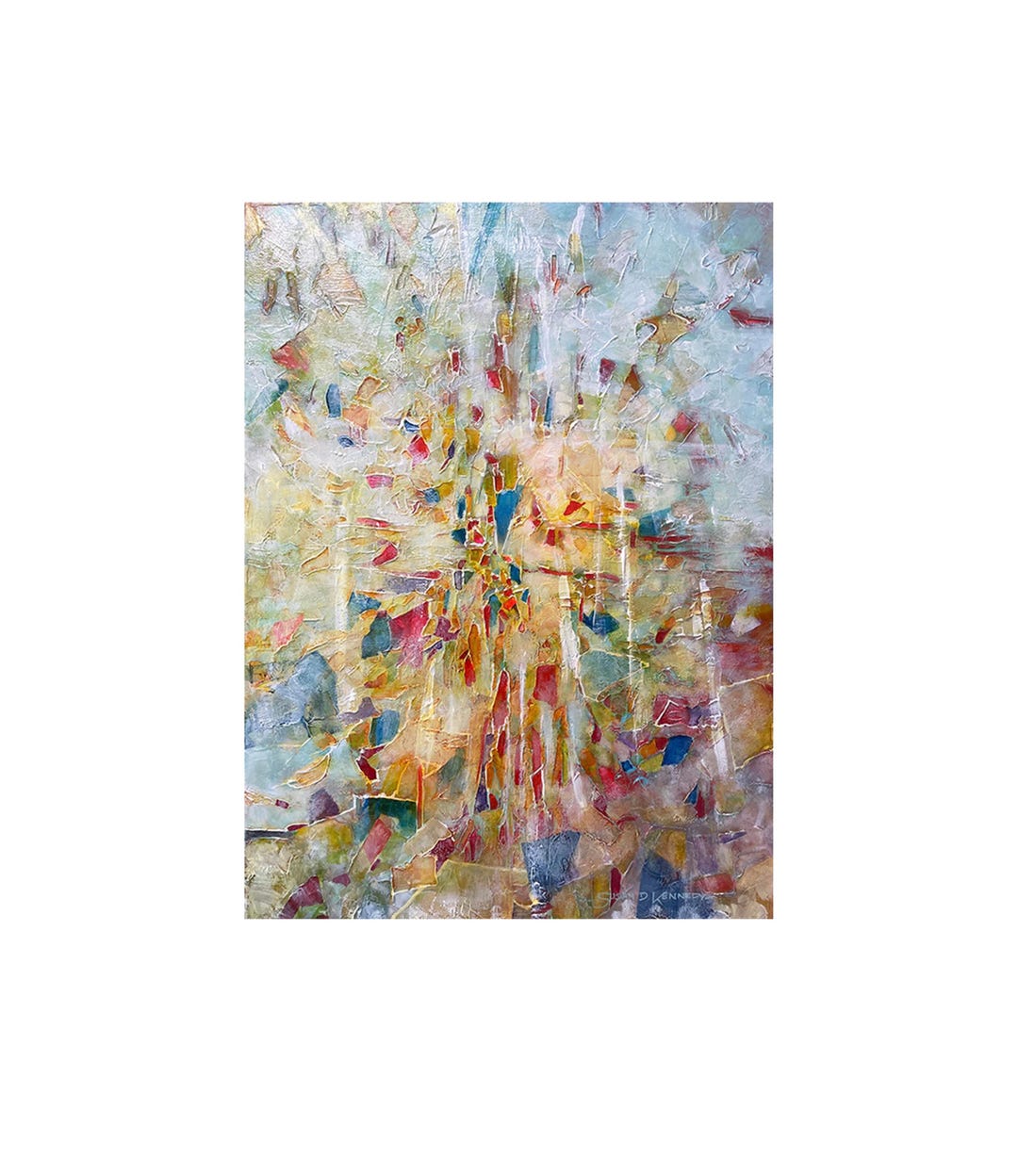 Cruciform Vision 3, Original Abstract Painting on Canvas, 18” X 24” - Etsy