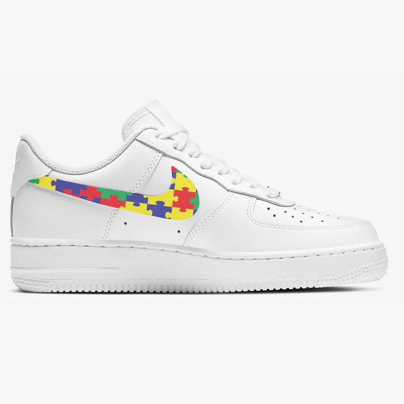 Custom Air Force 1 Nike autism Awareness Sneakers - Etsy