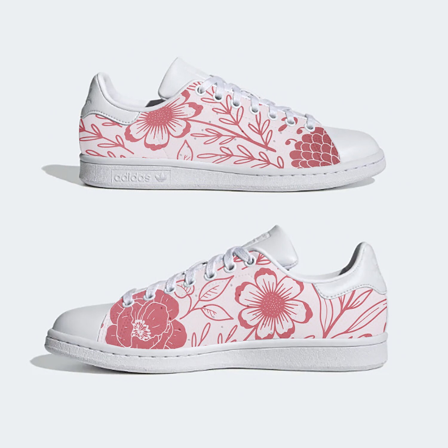 Custom Painted Stan Smith Shoes, Customized Sneakers, Watercolor ...