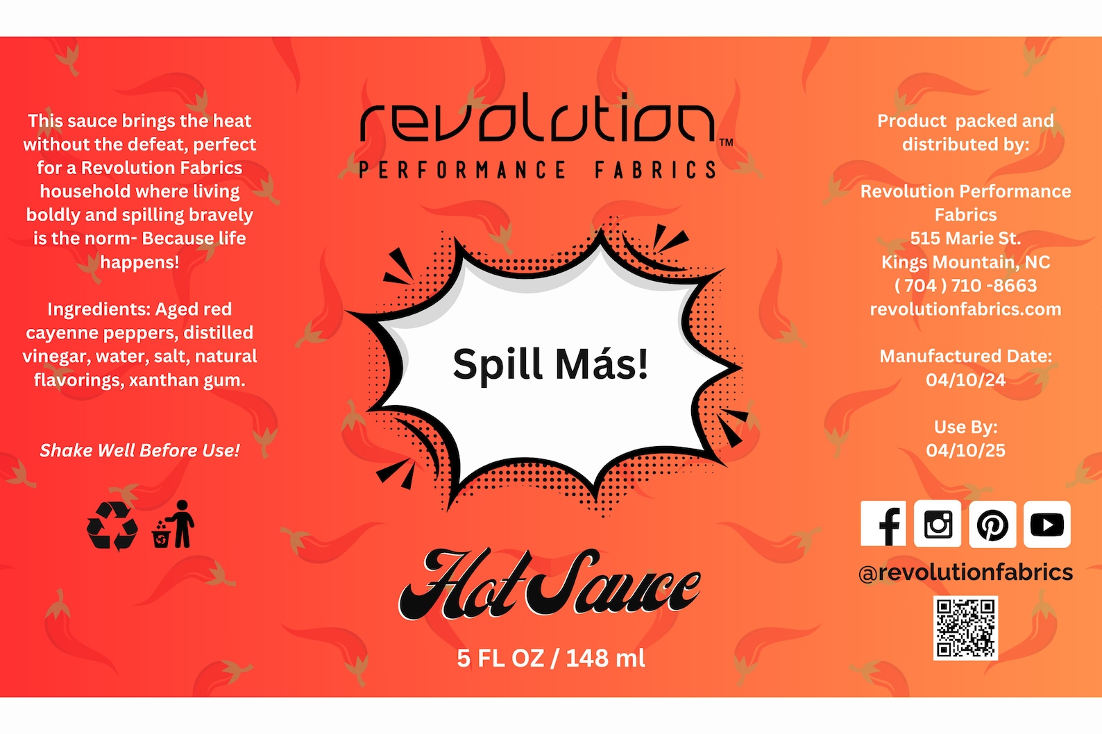 Editable Hot Sauce Label, Printable Hot Sauce Bottle Label, Hot Sauce ...