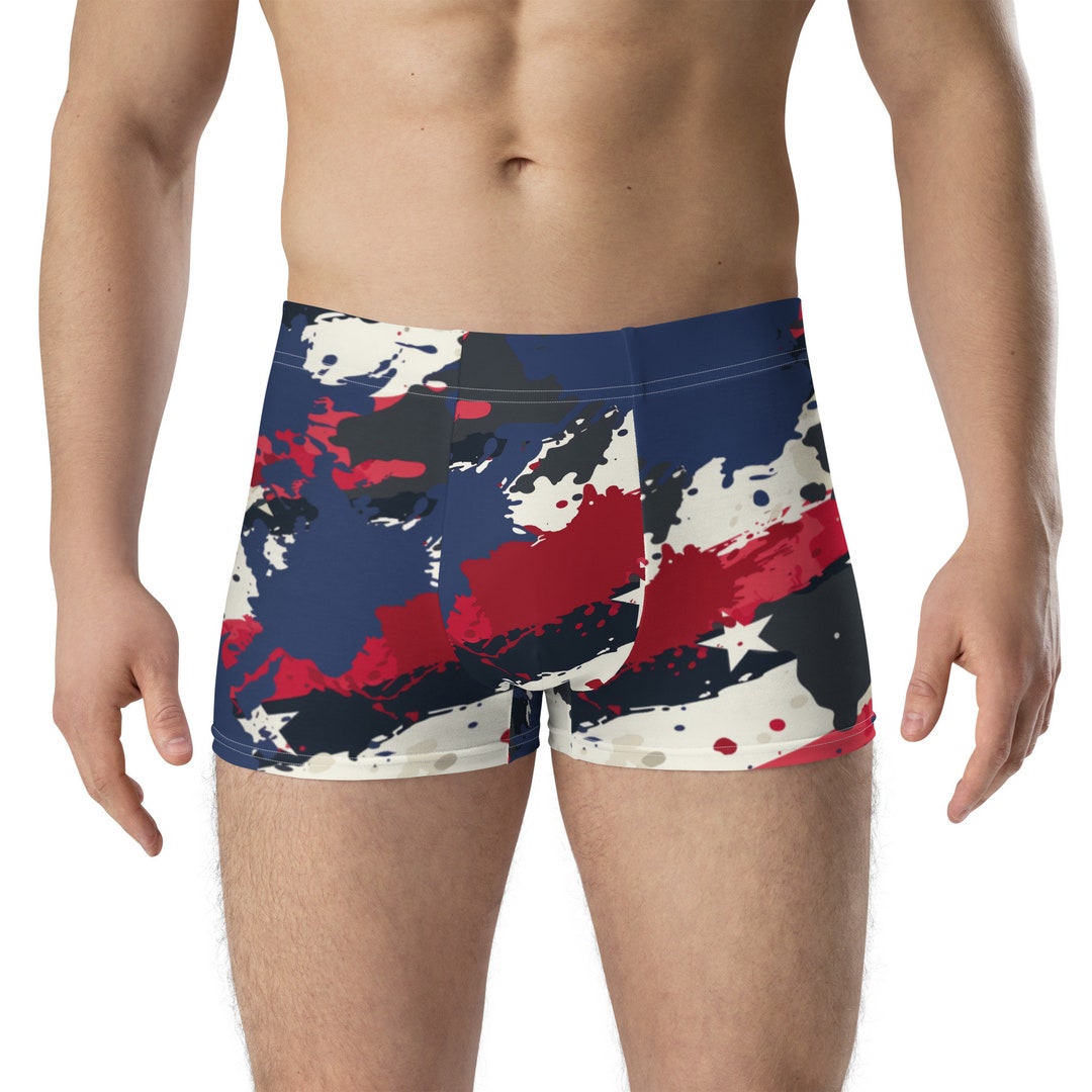 Men's Stars and Stripes Boxer Briefs Patriotic Underwear - Etsy