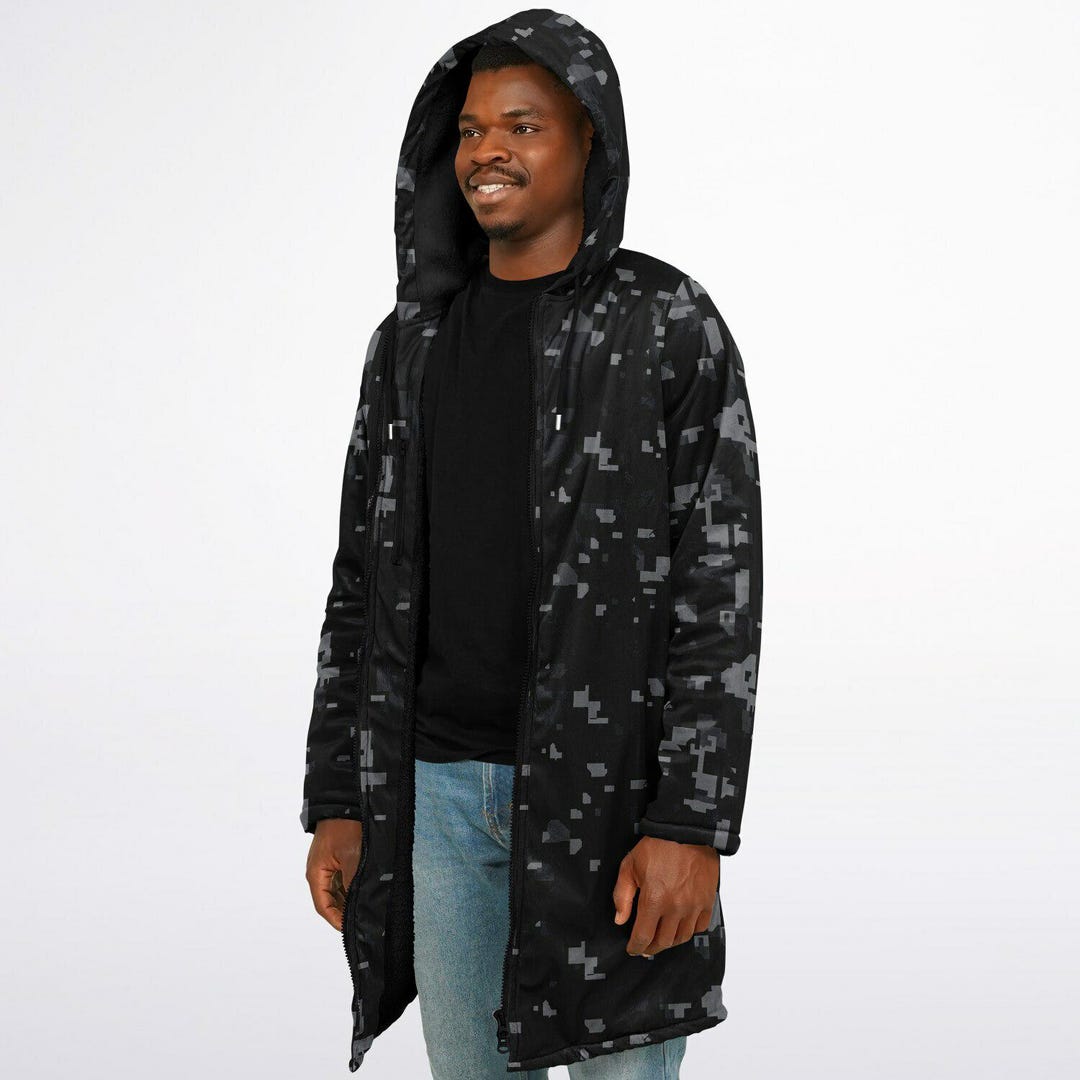 Stealth Digital Camo Zipper Cloak – Tactical 8-bit Urban Streetwear - Etsy