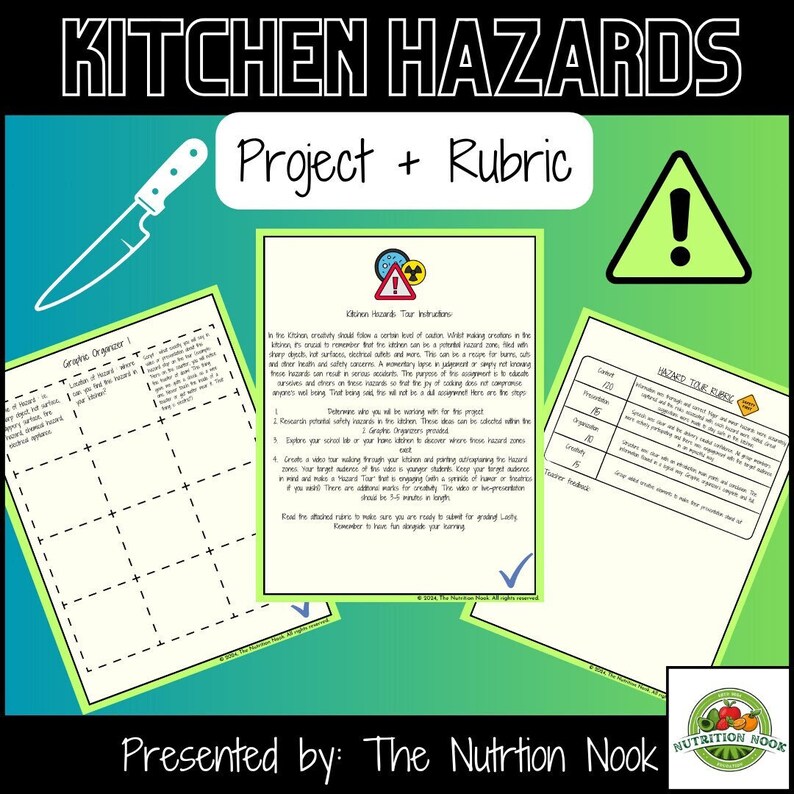 Nutrition Education Project on Kitchen Hazards and Kitchen Safety ...