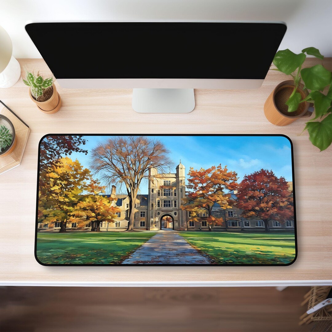University of Michigan Desk Mat: Ann Arbor Alumni Gift, XL Computer Pad ...