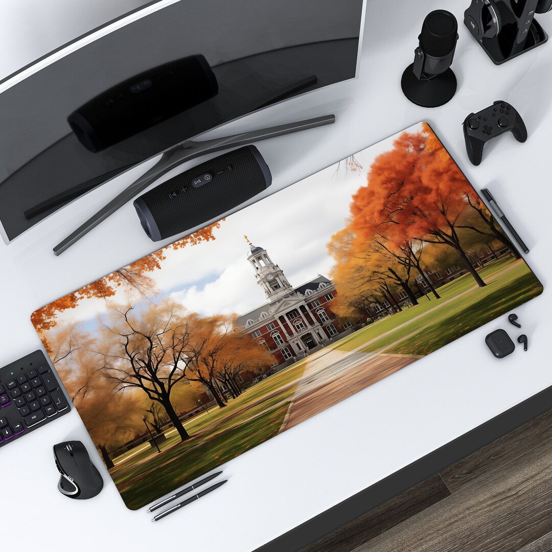 Harvard University Desk Mat: Alumni Gift, XL Computer Pad - Etsy