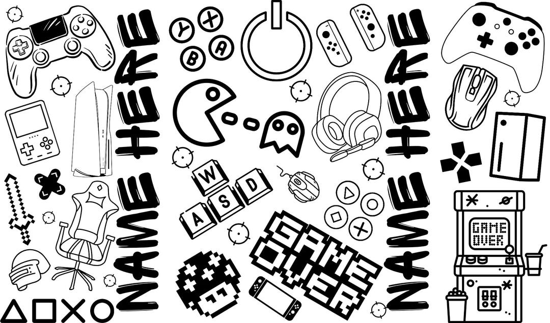 Gaming Design Custom Engraved Full-wrap Personalized on 32oz Cirkul ...