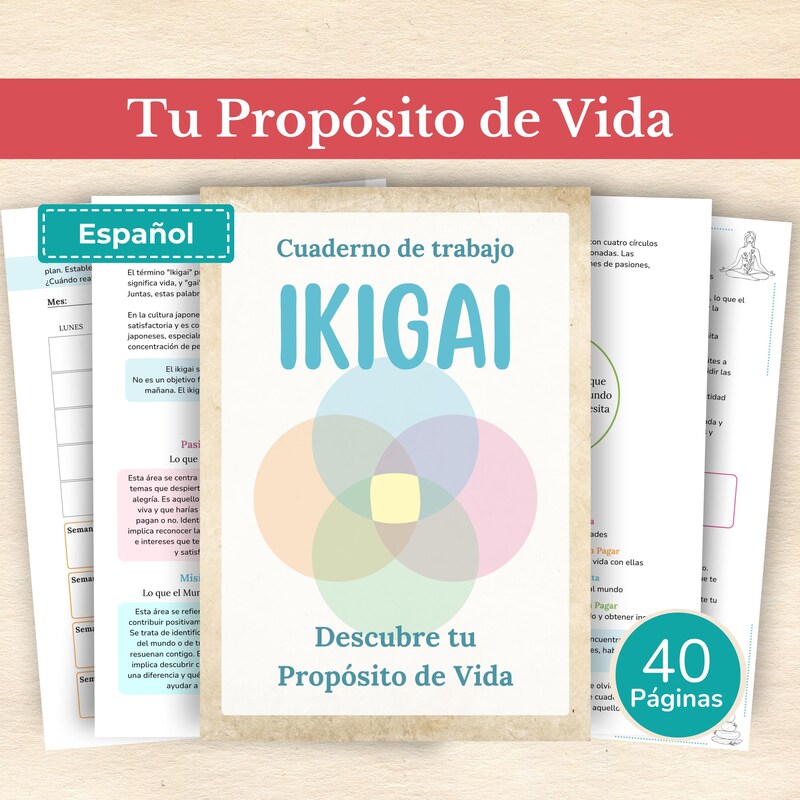 Ikigai Workbook - Etsy