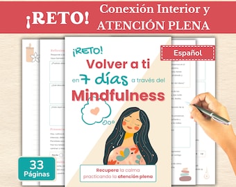 Reto Mindfulness español l Cuaderno de trabajo atención plena ...
