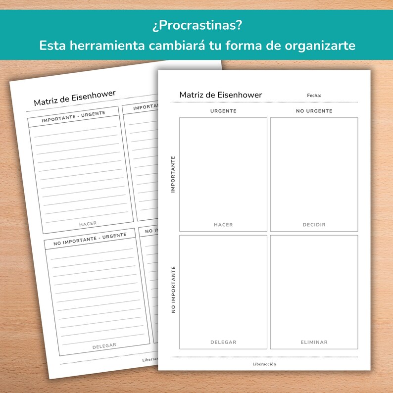 Printable Eisenhower Matrix | Priority Chart | Eisenhower Template ...