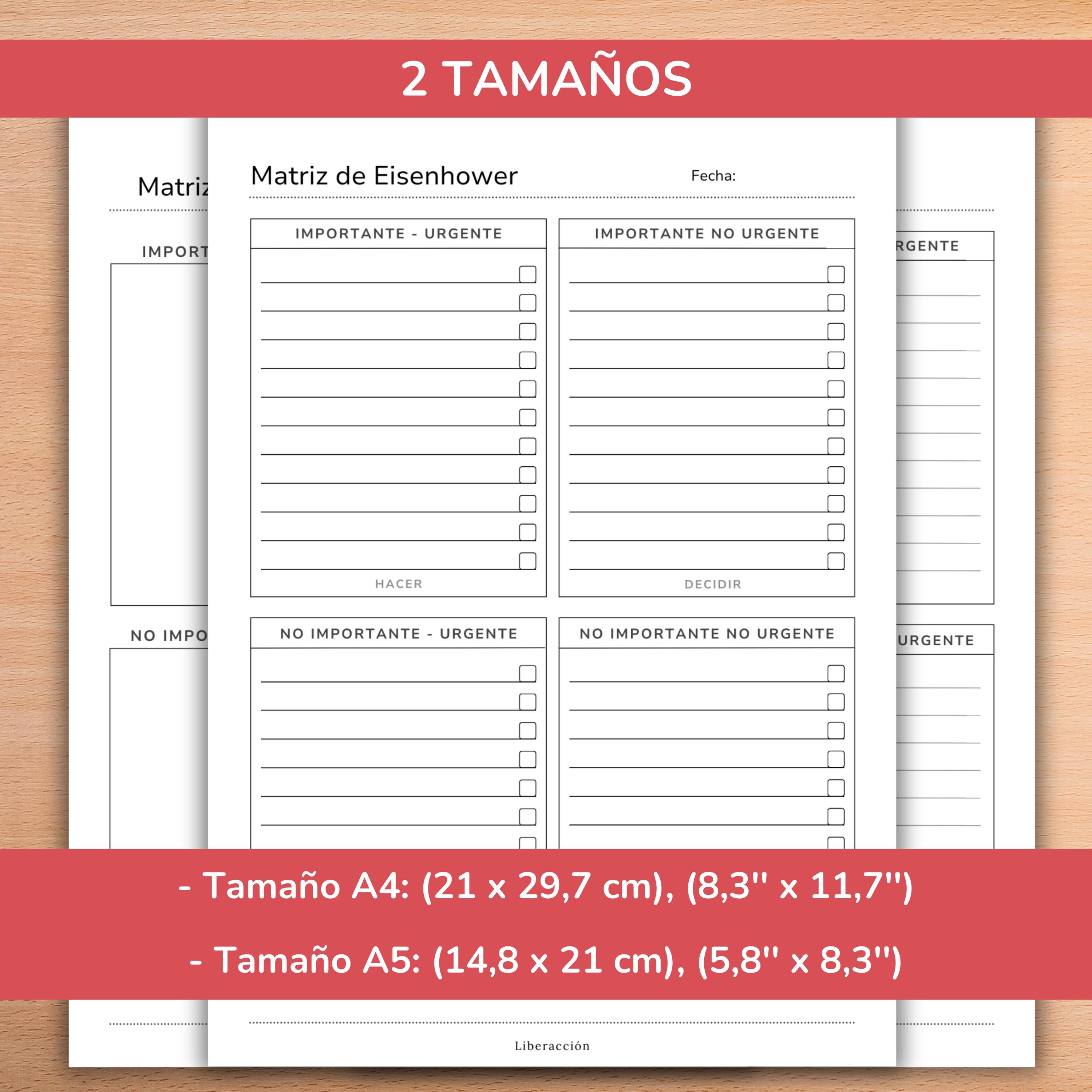Printable Eisenhower Matrix | Priority Chart | Eisenhower Template ...