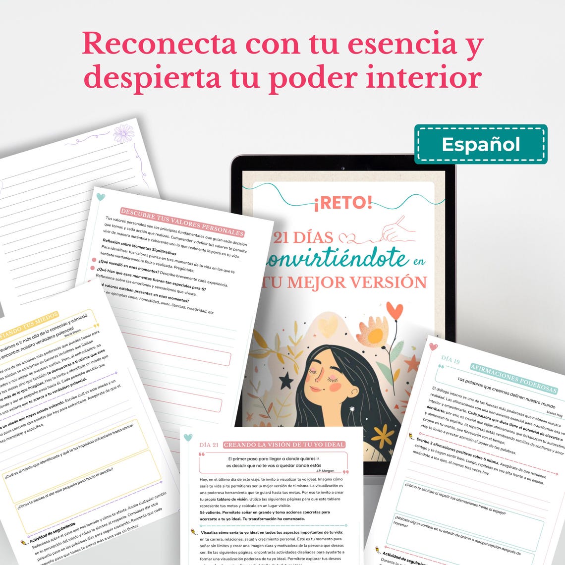 Reto Mejor Versión imprimible español | Yo Ideal | Actividades ...