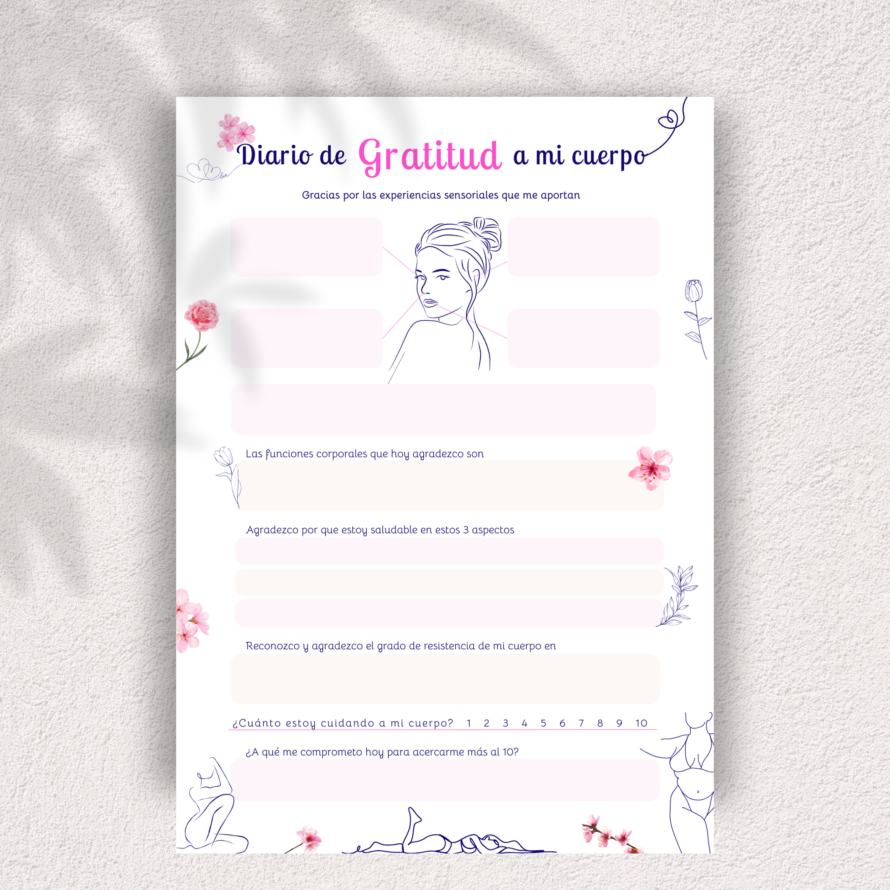 Printable Gratitude Templates | Spanish | Gratitude Journal | PDF ...