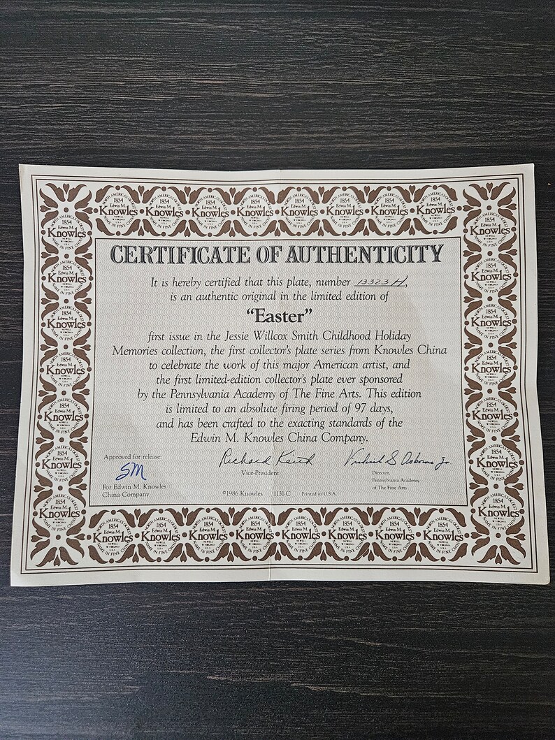 Easter - Norman Rockwell Collectible Plate - Etsy