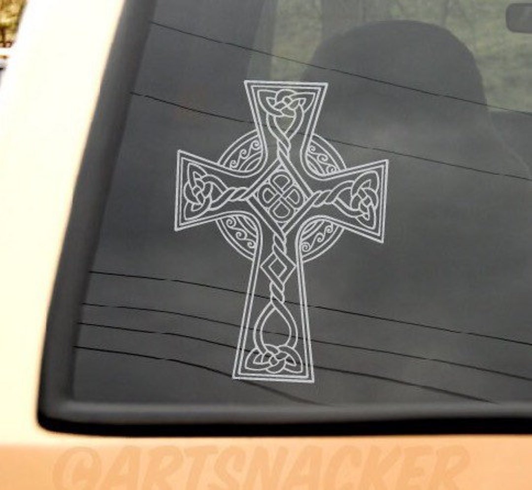 CELTIC CROSS Decal Sticker - Etsy