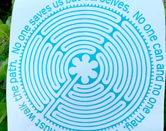 Labyrinth Stickers - Etsy