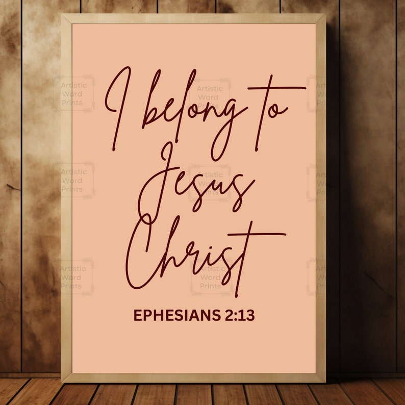 Ephesians 2:13 Boho Design Bible Verse 3 Prints,inspirational Quote 3 ...