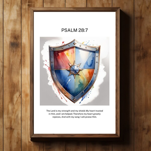 Psalm 28 7 - Etsy