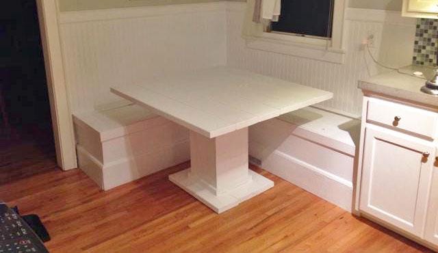 Corner Bench Plan, Kitchen Banquette, Booth and Benches, Breakfast Nook ...