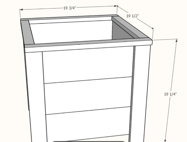 Raised Garden Planter Box, Simple Potting Stand, Porch Potting Box ...
