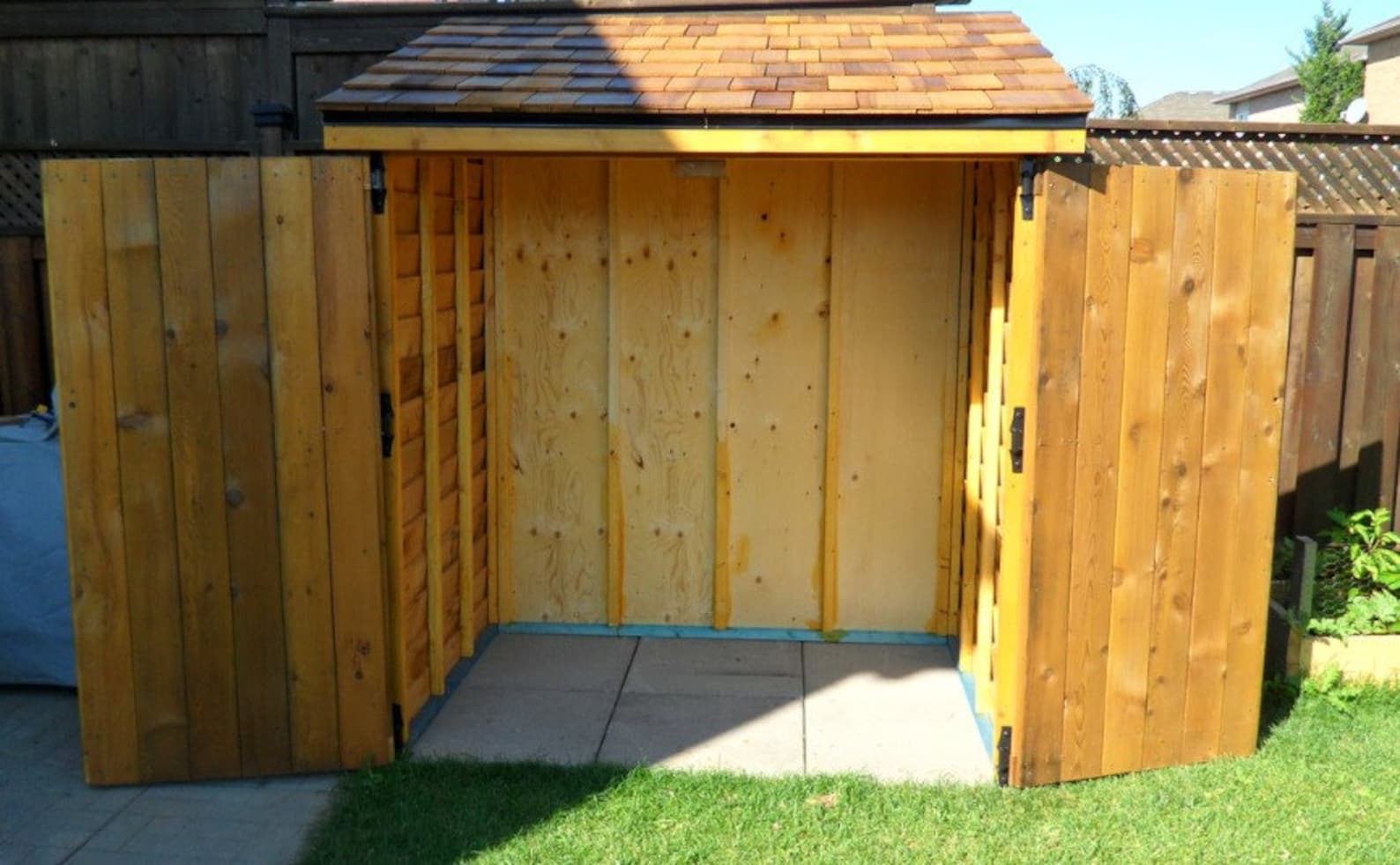 Garden Shed Build Plans, Farmhouse Shed Plans, Lean on Shed, Simple ...