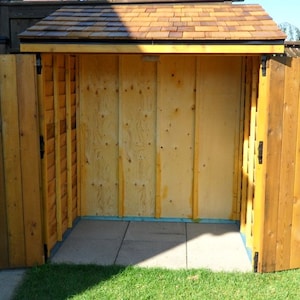 Garden Shed Build Plans, Farmhouse Shed Plans, Lean on Shed, Simple ...