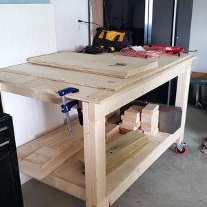 Garage Workbench, Simple Work Table Plans, Wooden Work Bench Plans ...