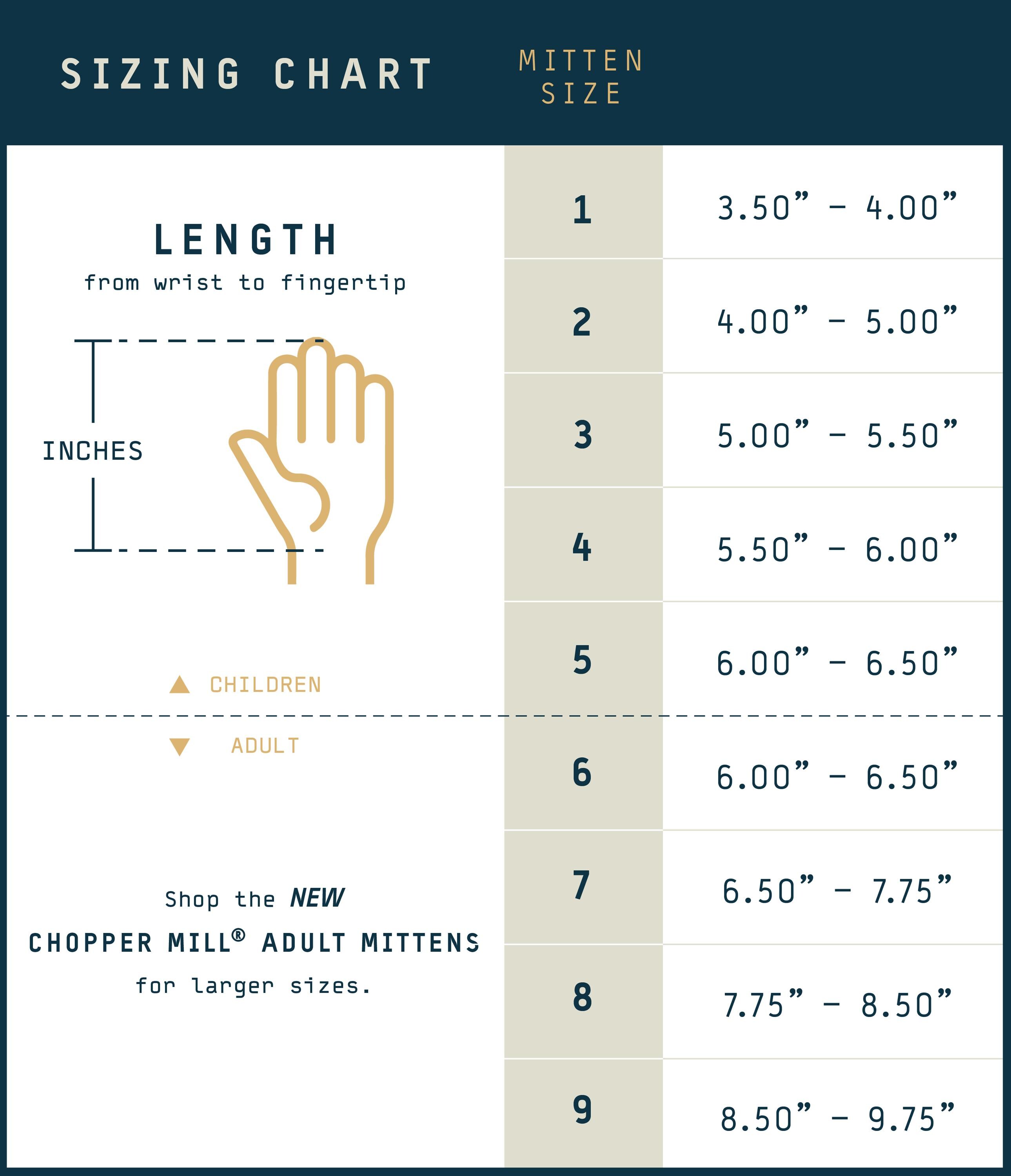 Chopper Mill Mountain Mittens With Personalized Velcro Name Patch - Etsy