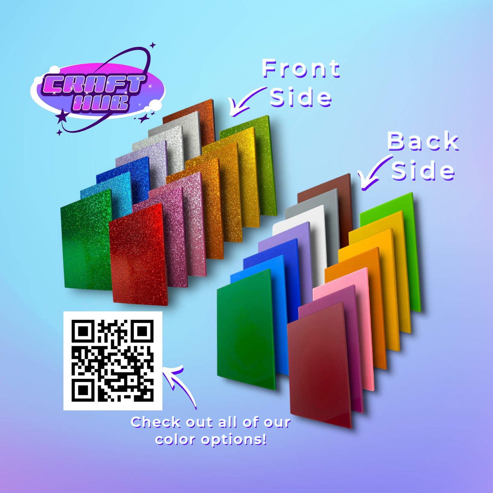 Plastic Sheet Glitter Plastic for Project Plastic Glitter Sheet Plastic ...