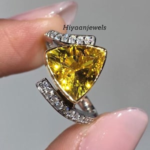 Trillion Cut Eternity Ring Bezel - Etsy