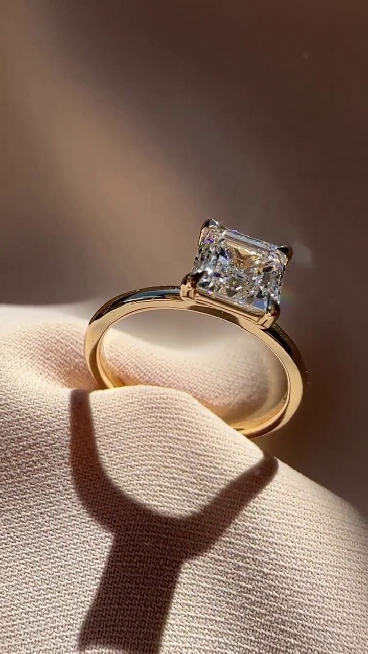 14k white gold ring Etsy