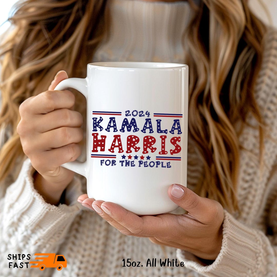 Kamala Harris 2024 Campaign Mug,political Coffee Cup,democrat Election ...