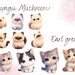 Cute Cats Kitten Clipart | 40 PNG Cute Kitten Cat PNG Perfect for Card ...