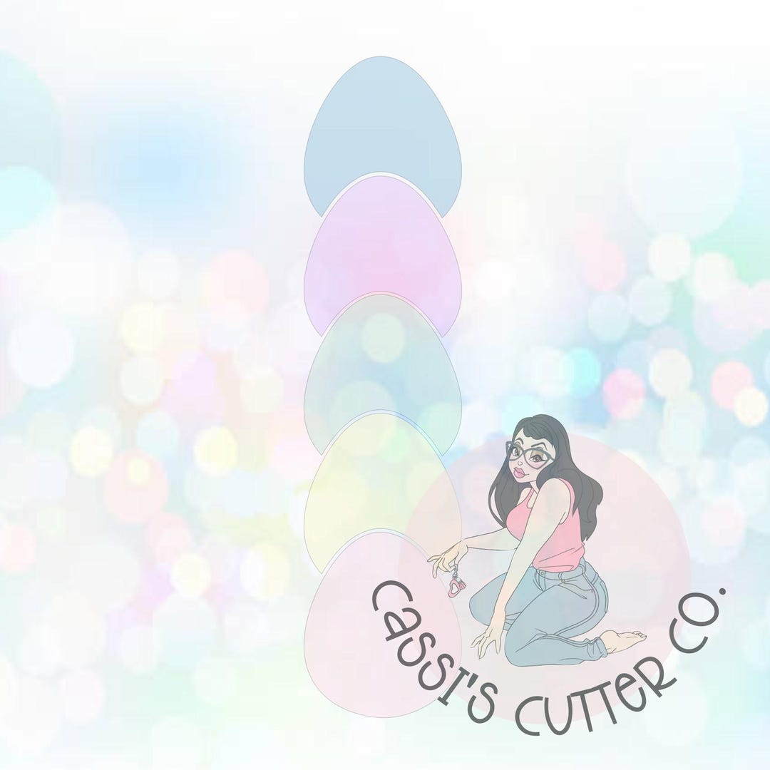 Stackable Eggs Cookie Cutter Set - Etsy