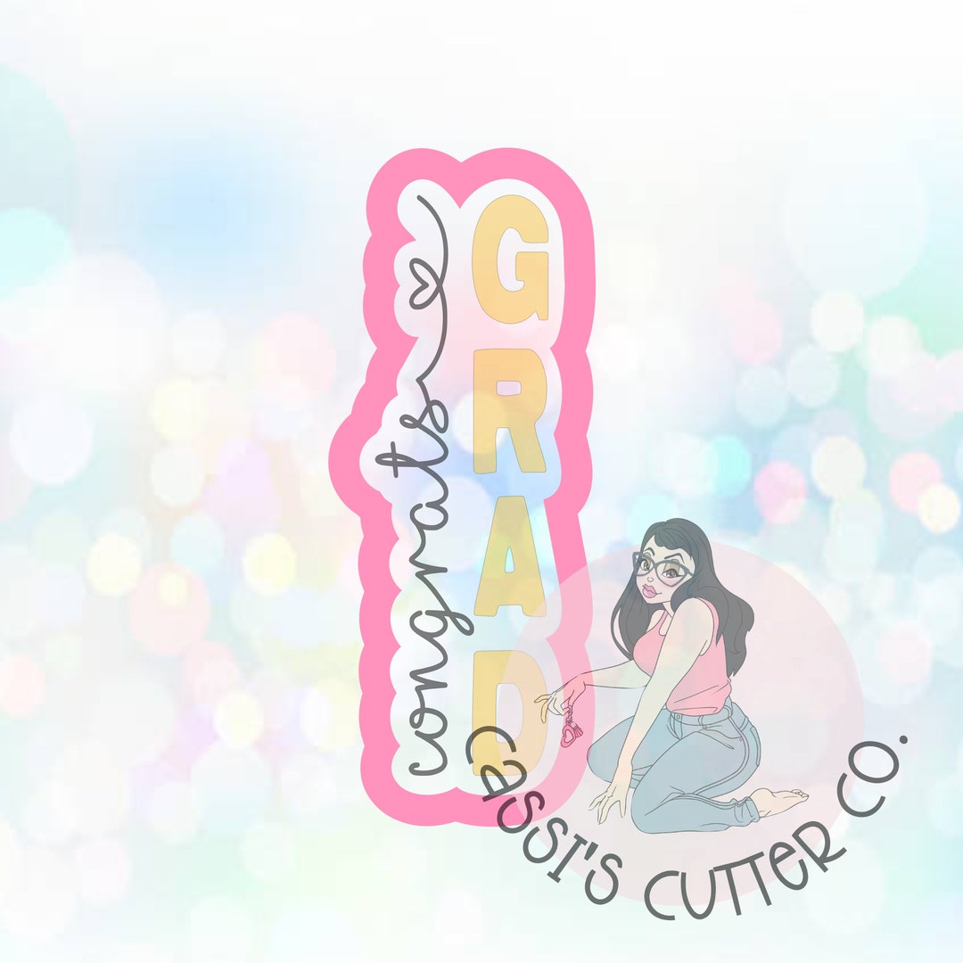 Congrats Grad Cookie Cutter - Etsy