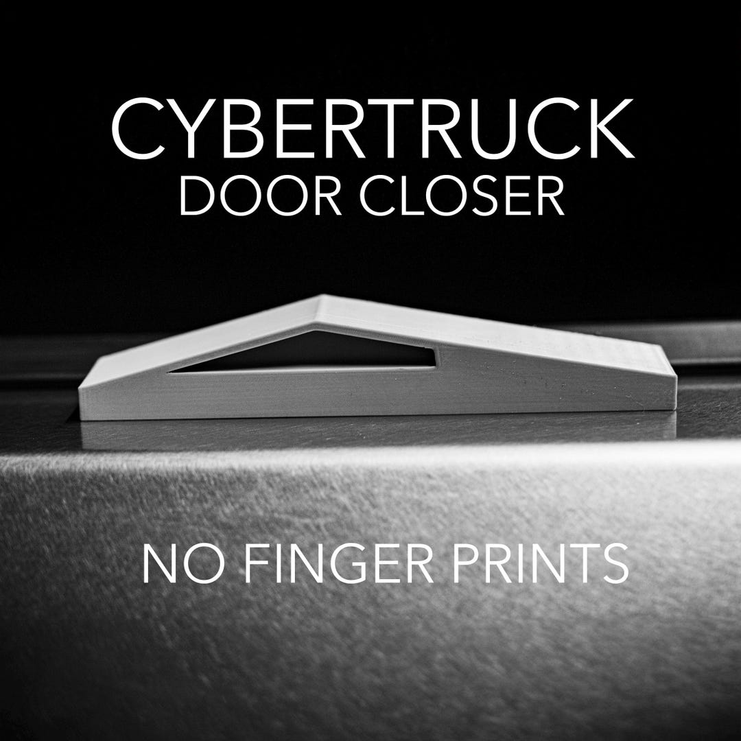 Cybertruck Anti-finger Print Door Closer (set of 4 + Alcohol Prep Wipe ...